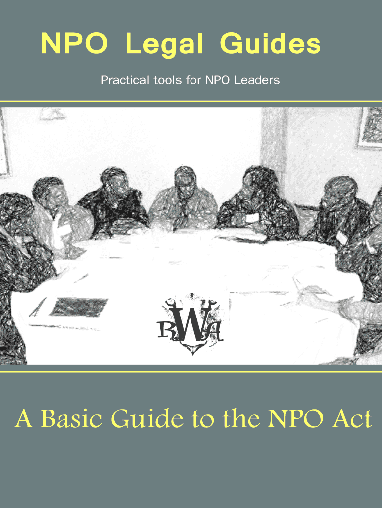 Fillable Online NPO Legal Guides Fax Email Print - pdfFiller