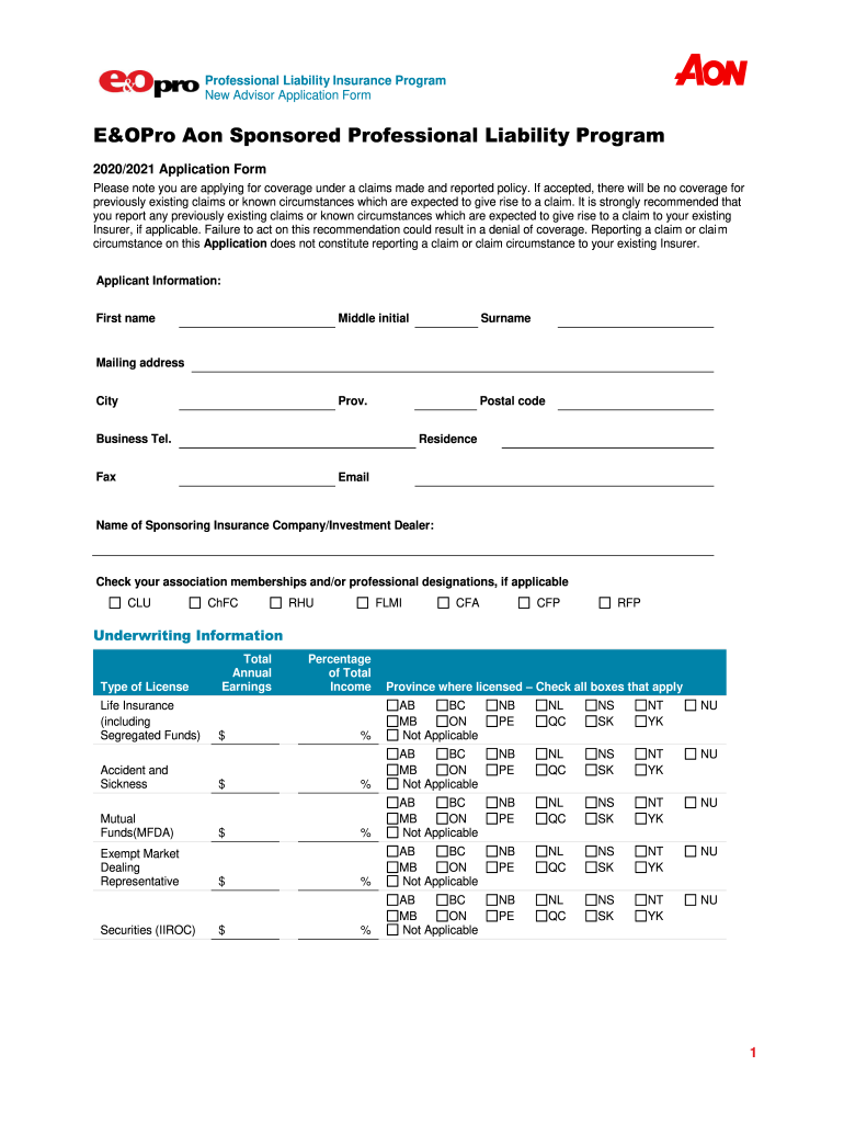 Fillable Online Special Notice - Aon Fax Email Print - pdfFiller