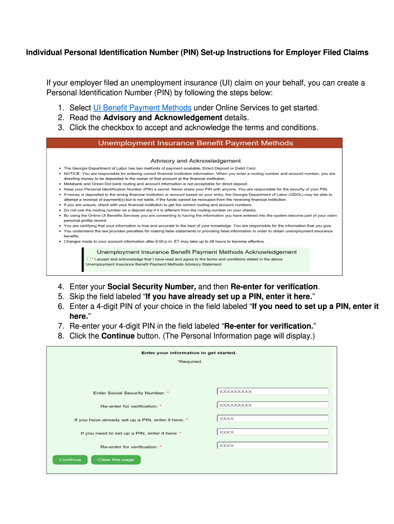 Fillable Online Employer Filed (Partial) Claims Filing Instructions ...