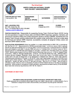 Fillable Online Training NCO, 74D Fax Email Print - pdfFiller