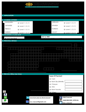 Fillable Online IIUM CENTRE FOR STRATEGIC CONTINUING EDUCATION & TRAINING (IIUM CRESCENT) Fax ...