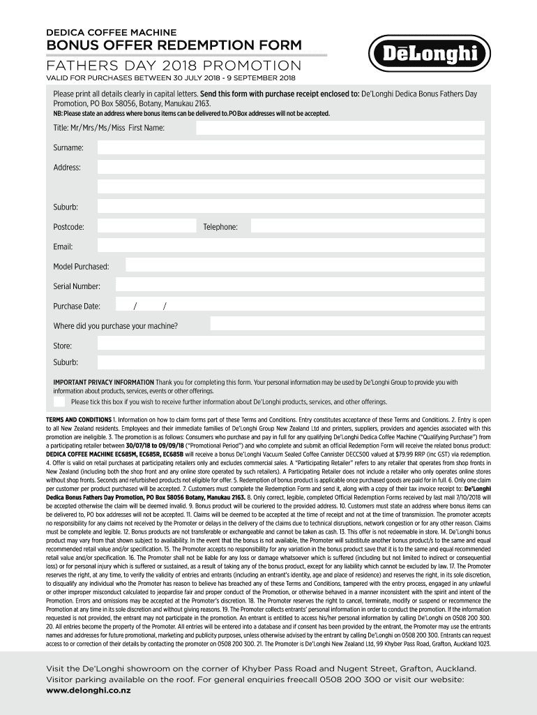 Fillable Online 5 Dad-Approved Father's Day Promotions That'll Inspire ...