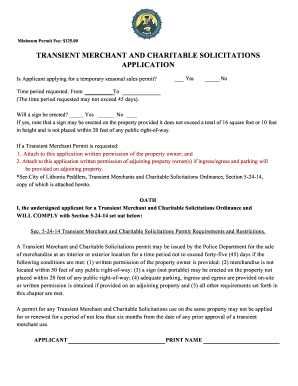 Fillable Online TRANSIENT-MERCHANT-APPLICATION.docx Fax Email Print ...