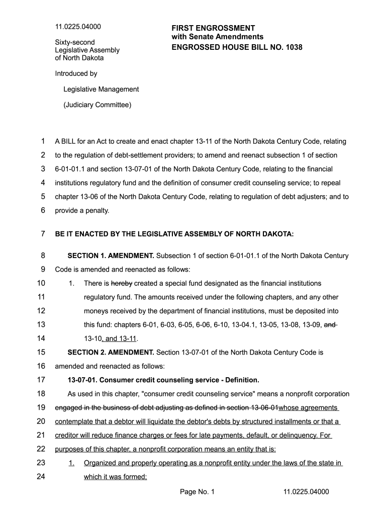 Fillable Online with Senate Amendments Fax Email Print - pdfFiller