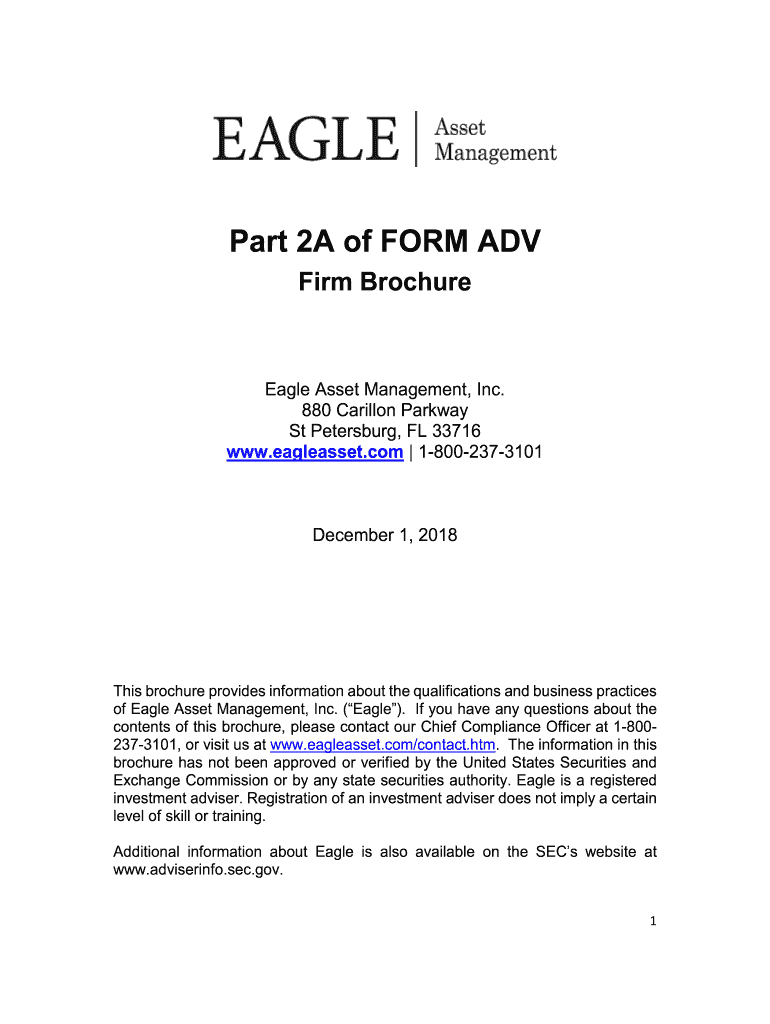 Fillable Online of Eagle Asset Management, Inc Fax Email Print - pdfFiller