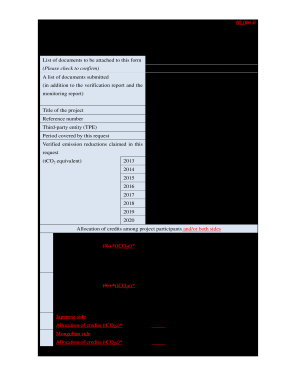 Fillable Online JCM Validation Report Form A. Summary of validation A.1 ...