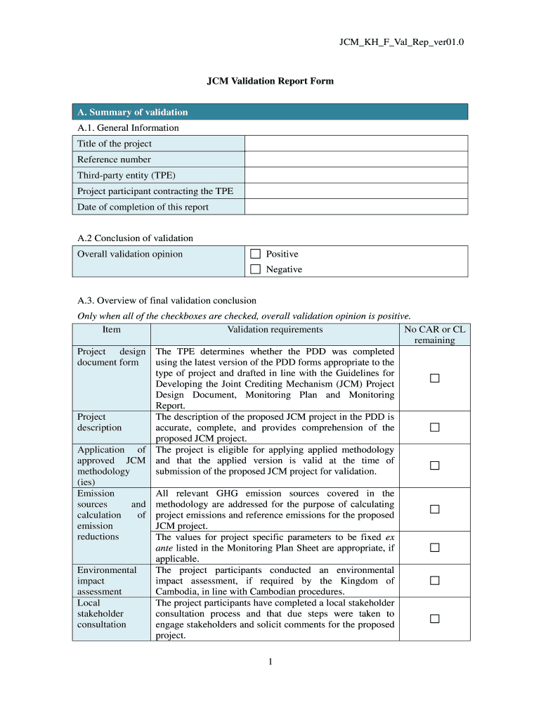 Fillable Online 2 Conclusion of validation Fax Email Print - pdfFiller