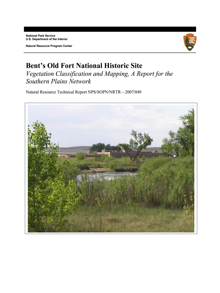 Fillable Online Vegetation Classification and Mapping Project Report ... Fillable Online Vegetation Classification and Mapping Project Report ...