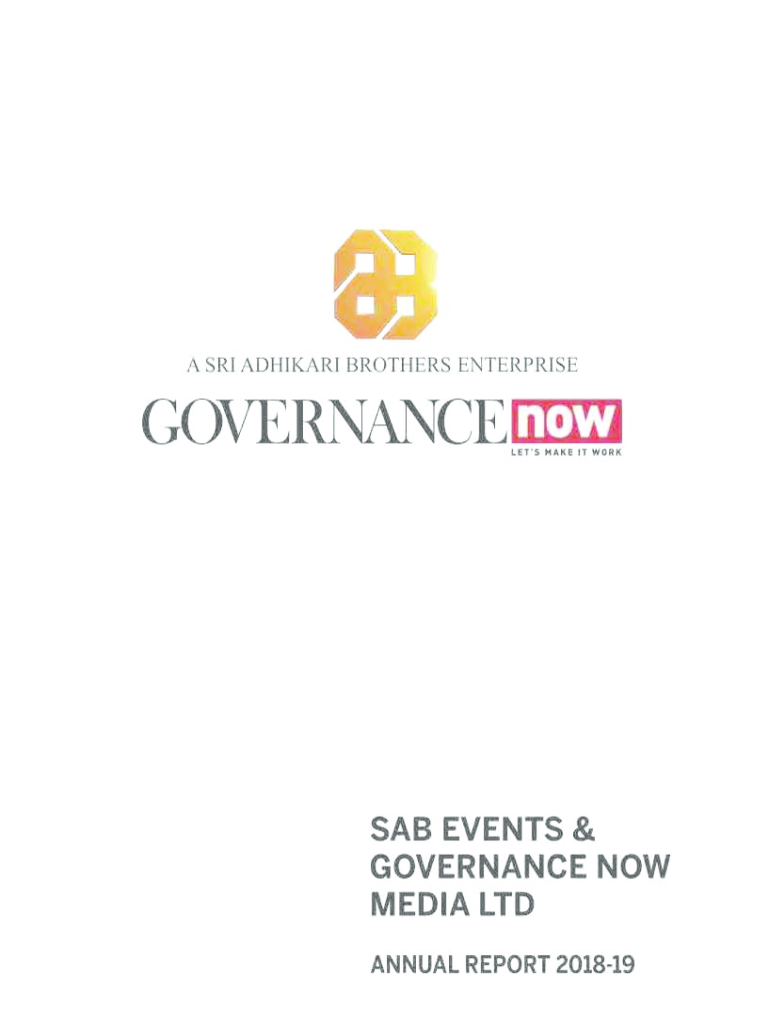 Fillable Online Sab Events AR 2018-19-Complete - Governance Now Fax ...