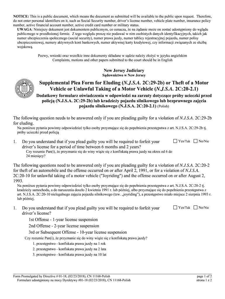 Fillable Online 2C:29-2b) lub kradziey pojazdu silnikowego lub ...