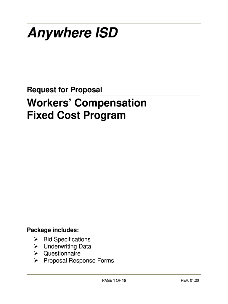 Fillable Online WC Pool Bid Specification. TASB Fund Fax Email Print ...