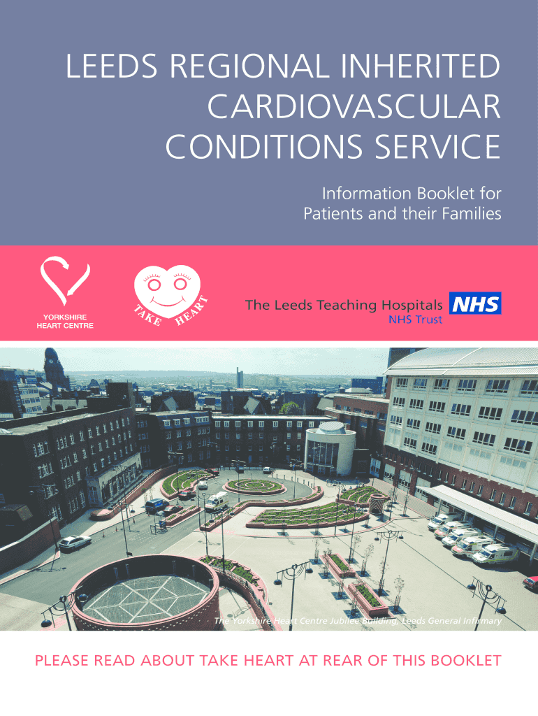 Fillable Online LEEDS REGIONAL INHERITED CARDIOVASCULAR CONDITIONS ...