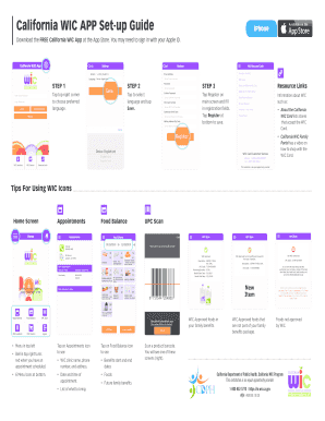 Fillable Online California WIC APP Set-up Guide Fax Email Print - pdfFiller