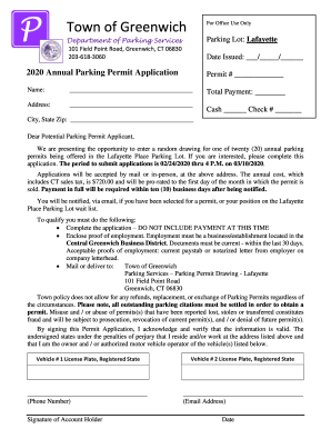 Fillable Online Lafayette Place Parking Lot application Fax Email Print ...