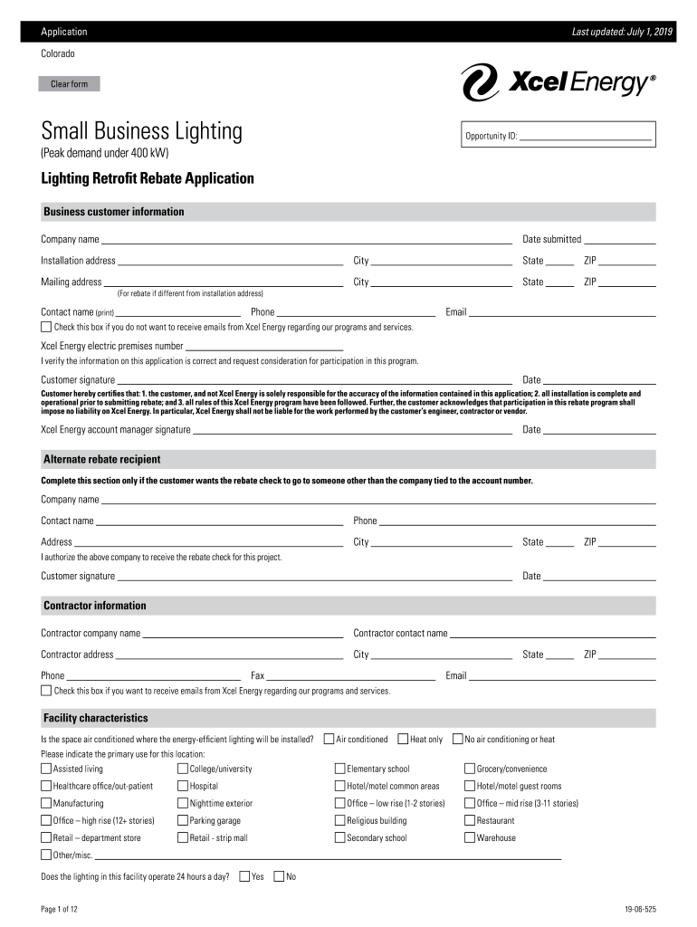Fillable Online Xcel Energy electric premises number Fax Email Print ...
