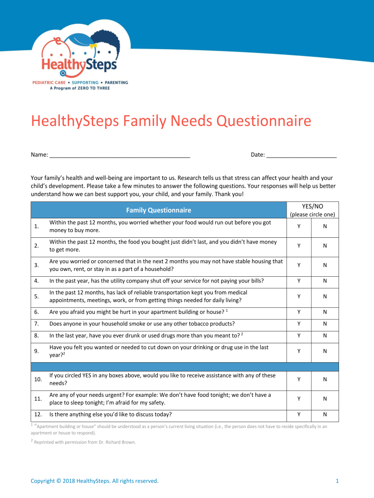 Family Needs Survey - Fill Online, Printable, Fillable, Blank | pdfFiller
