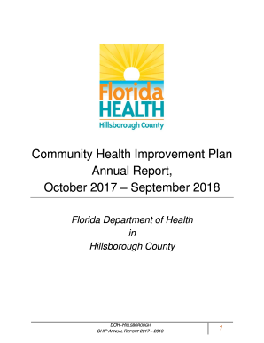 Fillable Online Community Health Improvement Plan Annual Report ...
