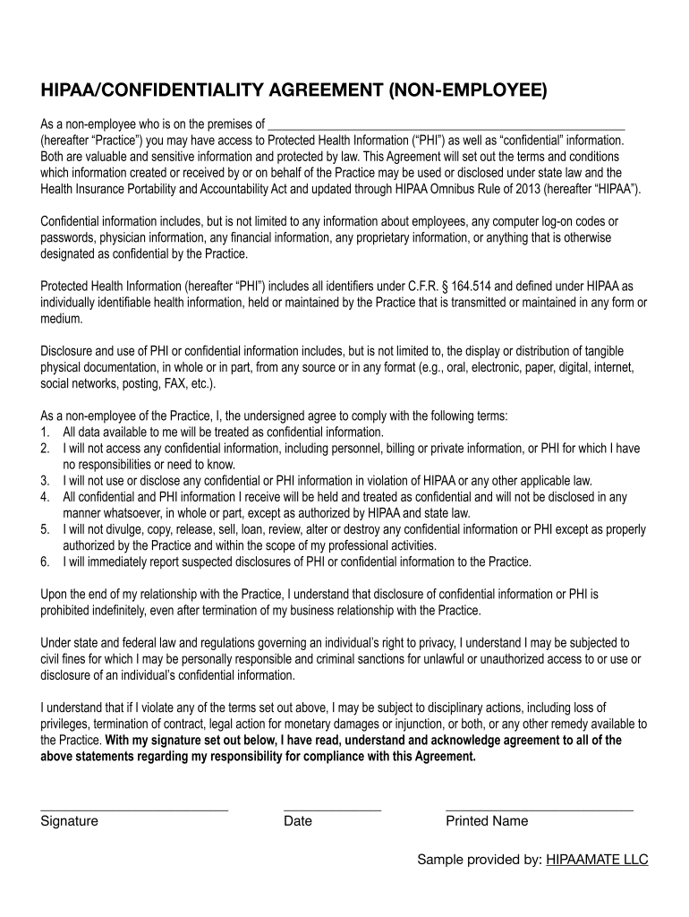 Fillable Online sample-confidentiality-agreement Fax Email Print ...