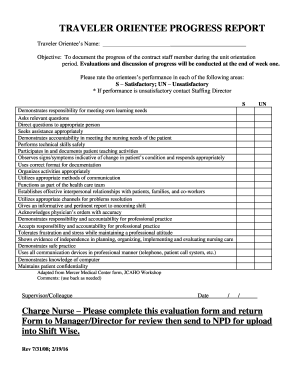 Fillable Online Medical Surgical Nurse Division Orientation Binder ...