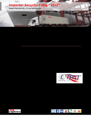 Fillable Online Importer Security Filing 10+2 Fax Email Print - pdfFiller
