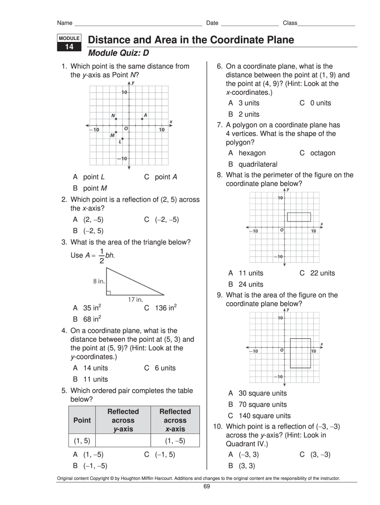 Fillable Online Points on the coordinate plane (article)Khan Academy ...