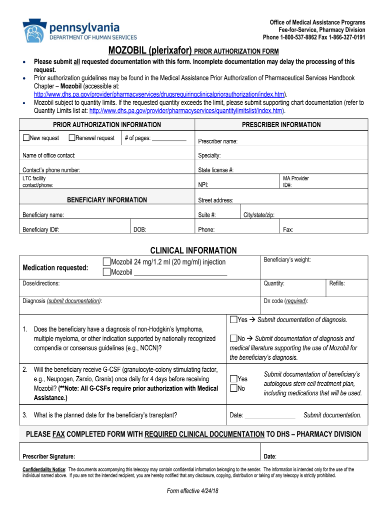 Fillable Online ( ) PRIOR AUTHORIZATION FORM Fax Email Print - pdfFiller