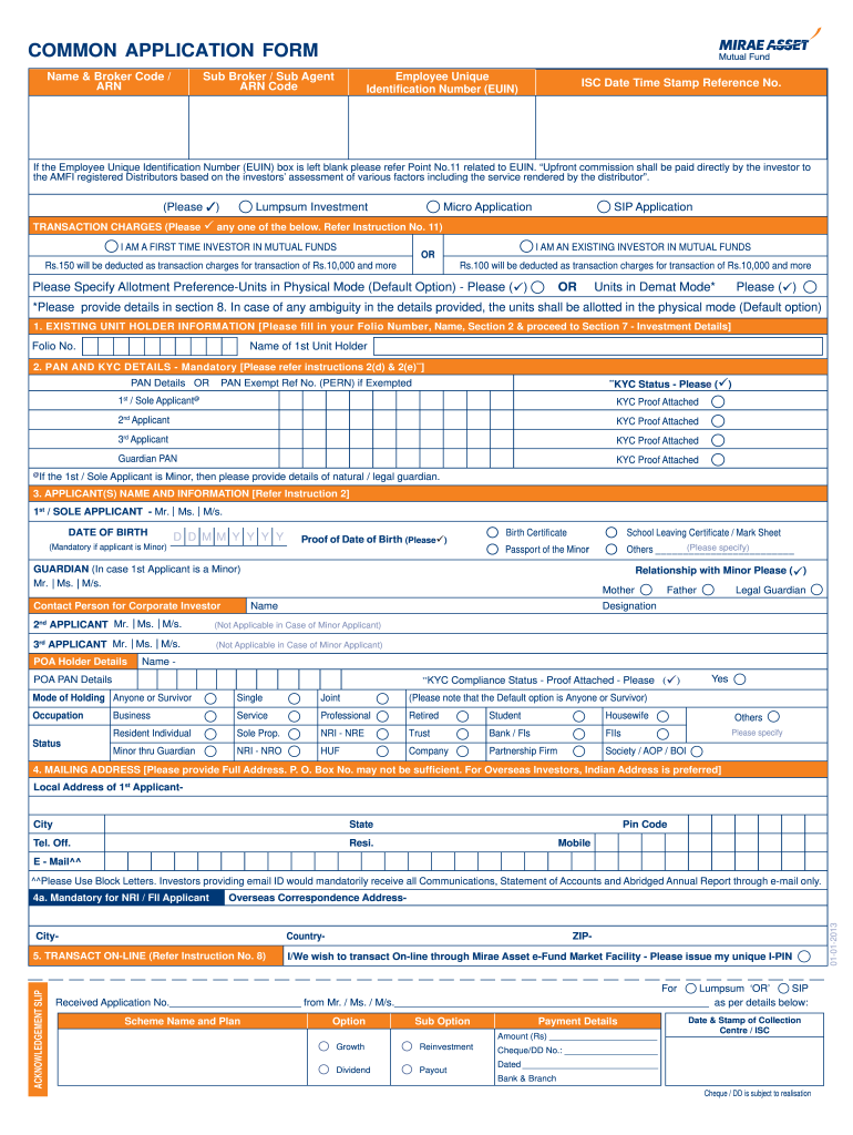 Fillable Online If the Employee Unique Identification Number (EUIN) box ...