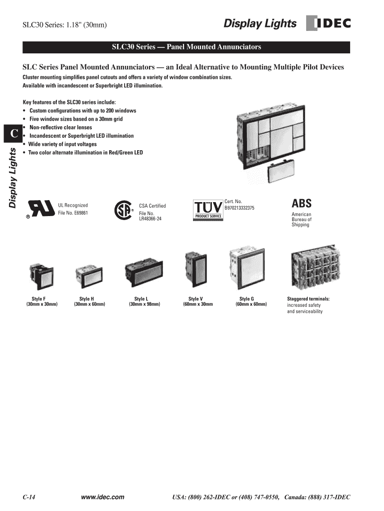 Fillable Online Display Lights C ABS Fax Email Print - pdfFiller