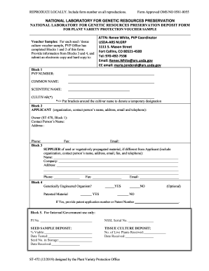 Fillable Online NLGRP Tissue Culture Form Fax Email Print - pdfFiller