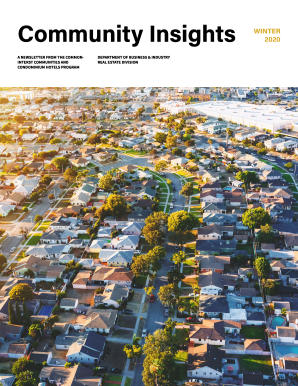 Fillable Online A Newsletter from the Common-Interest Communities ...