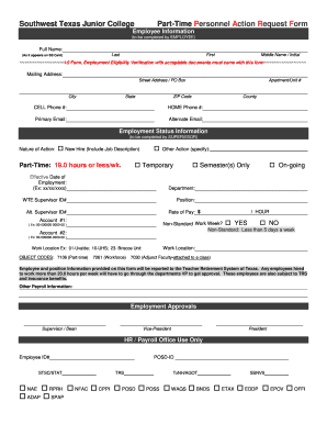 Personnel Action Request Form - Fill Online, Printable, Fillable, Blank ...