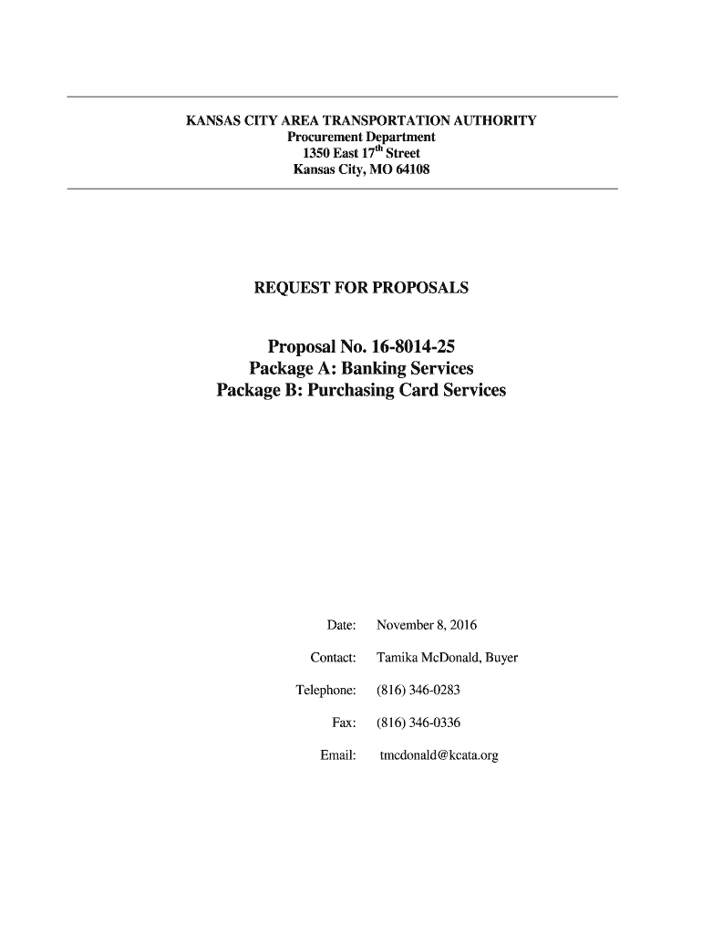 Fillable Online Request for Quotations RFQ # 16-7026-25 RideKC ...