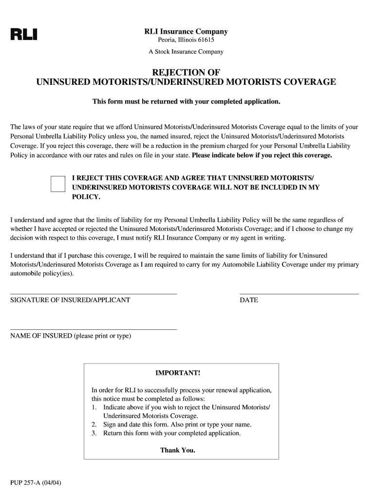 Fillable Online REJECTION OF Fax Email Print - pdfFiller