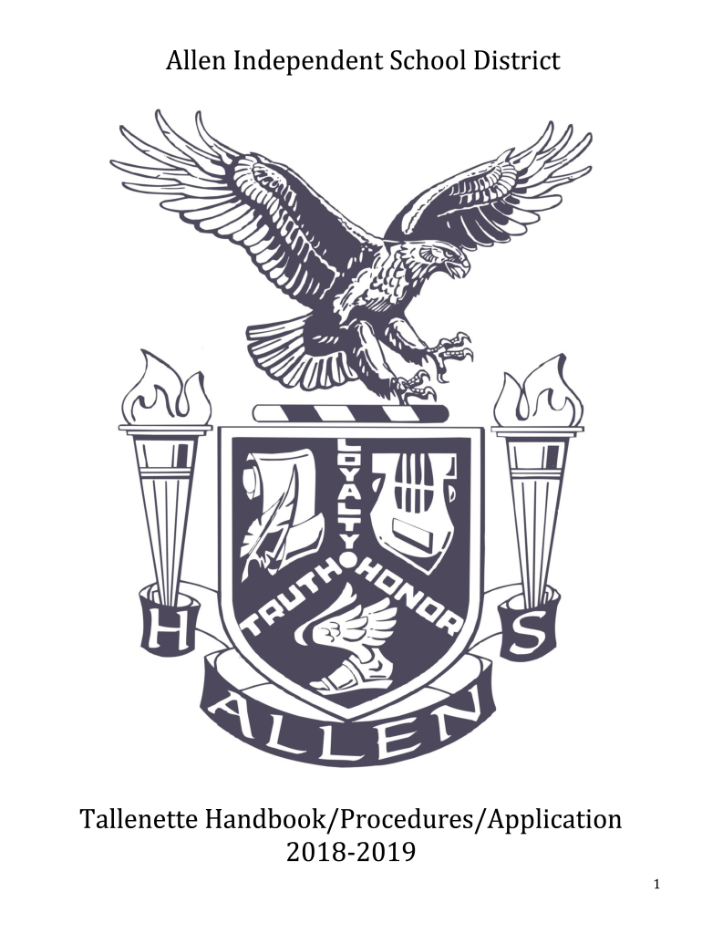 Fillable Online Science Fair Student Handbook Allen Independent School ...