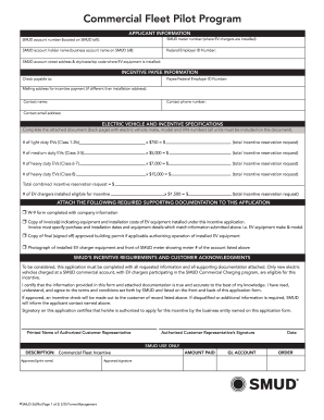 Fillable Online Business electric vehicles - SMUD Fax Email Print ...