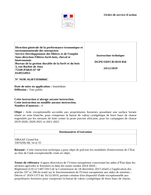 Remplissable En Ligne Ordre de service d'action - Ardennes Fax Email ...