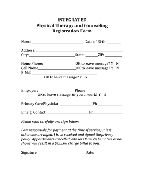 Fillable Online Physical Therapist Application Instructions / Checklist ...