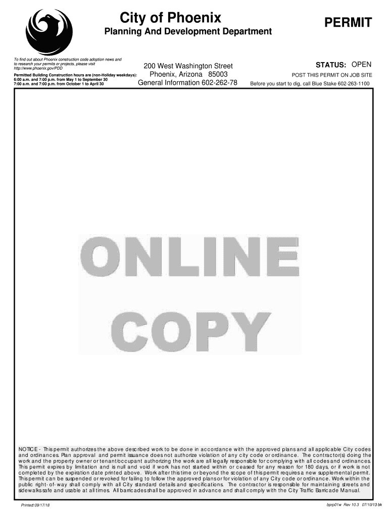 Fillable Online from the Planning & Development Department - City of ...