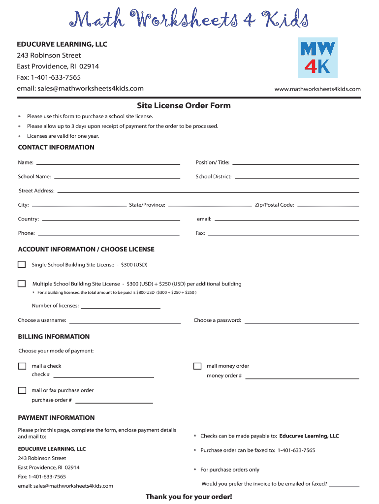 Mathworksheets4kids Login - Fill Online, Printable, Fillable, Blank ...