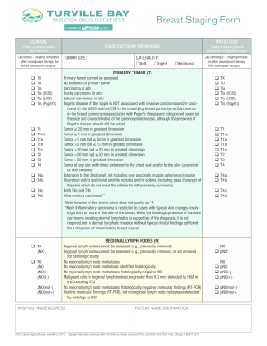 Breast Cancer Staging Chart - Fill Online, Printable, Fillable, Blank ...