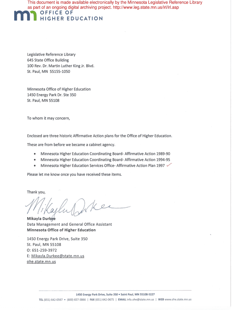 Fillable Online Mandated Reporter Policy - Minnesota House of ...