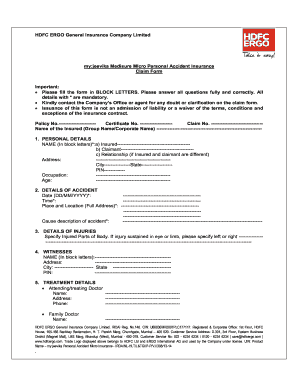 Fillable Online Claim Form - Micro PA - HRC - 130913 Fax Email Print ...