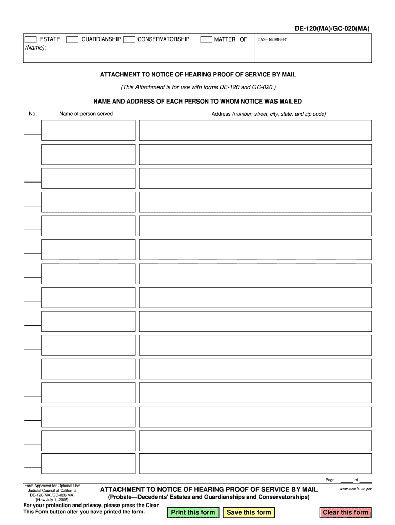 Gc 020 Ma - Fill Online, Printable, Fillable, Blank | pdfFiller