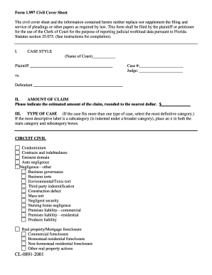Fillable Online The civil cover sheet and the information contained ...