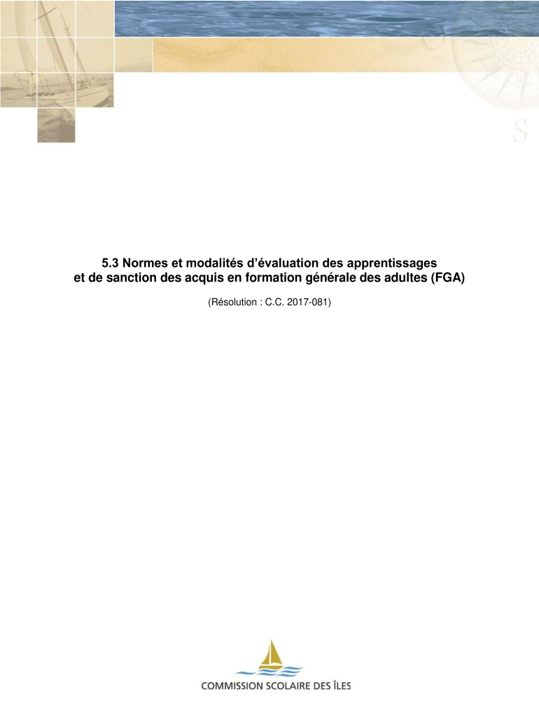 Remplissable En Ligne Normes et modalits dvaluation des apprentissages en ... Fax Email Imprimer ...