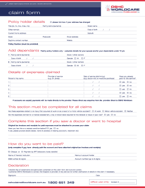 Fillable Online claim form - ??????????????? Fax Email Print - pdfFiller