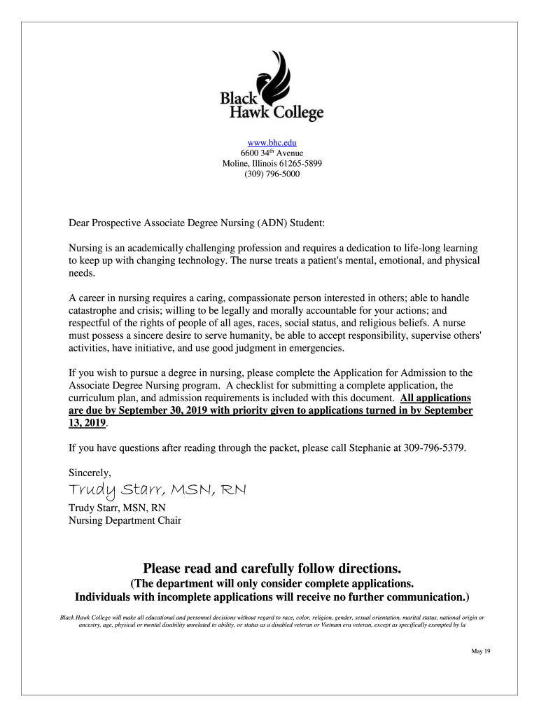 Fillable Online Practical Nursing (LPN) Application - Nursing - Black ...