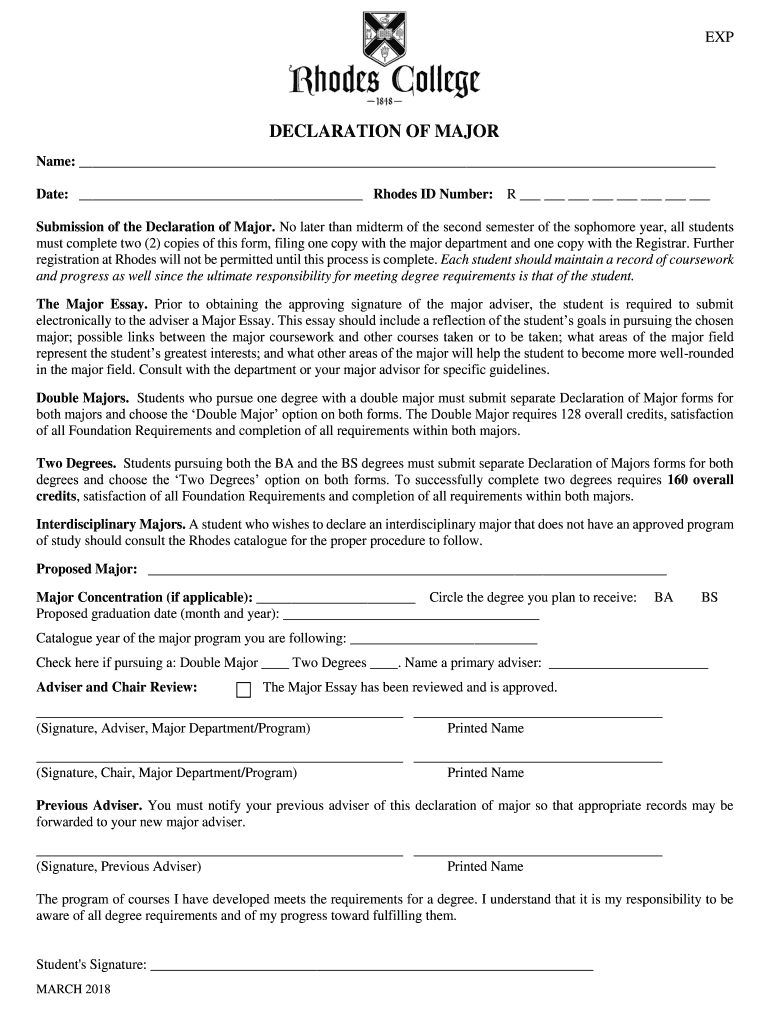 Fillable Online major / minor / certificate request form - Saint Louis University Fax Email ...