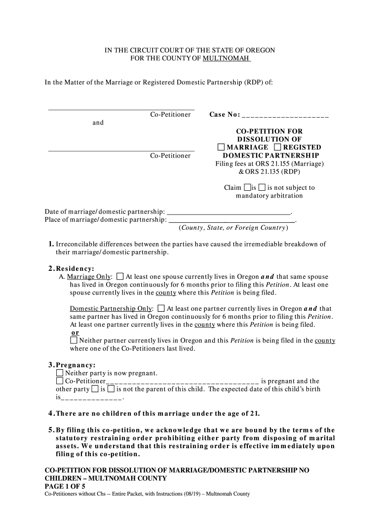 Fillable Online Going to Court : State ... - Oregon Judicial Department ...