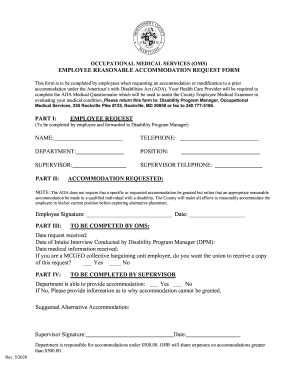 Fillable Online accommodation under the Americans with Disabilities Act (ADA) Fax Email Print ...